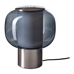 HÖGVIND laualamp nikeldatud/hall klaas | IKEA Eesti