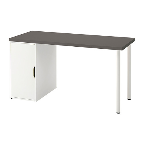 ALEX/LAGKAPTEN desk dark grey/white 140x60 cm | IKEA Eesti