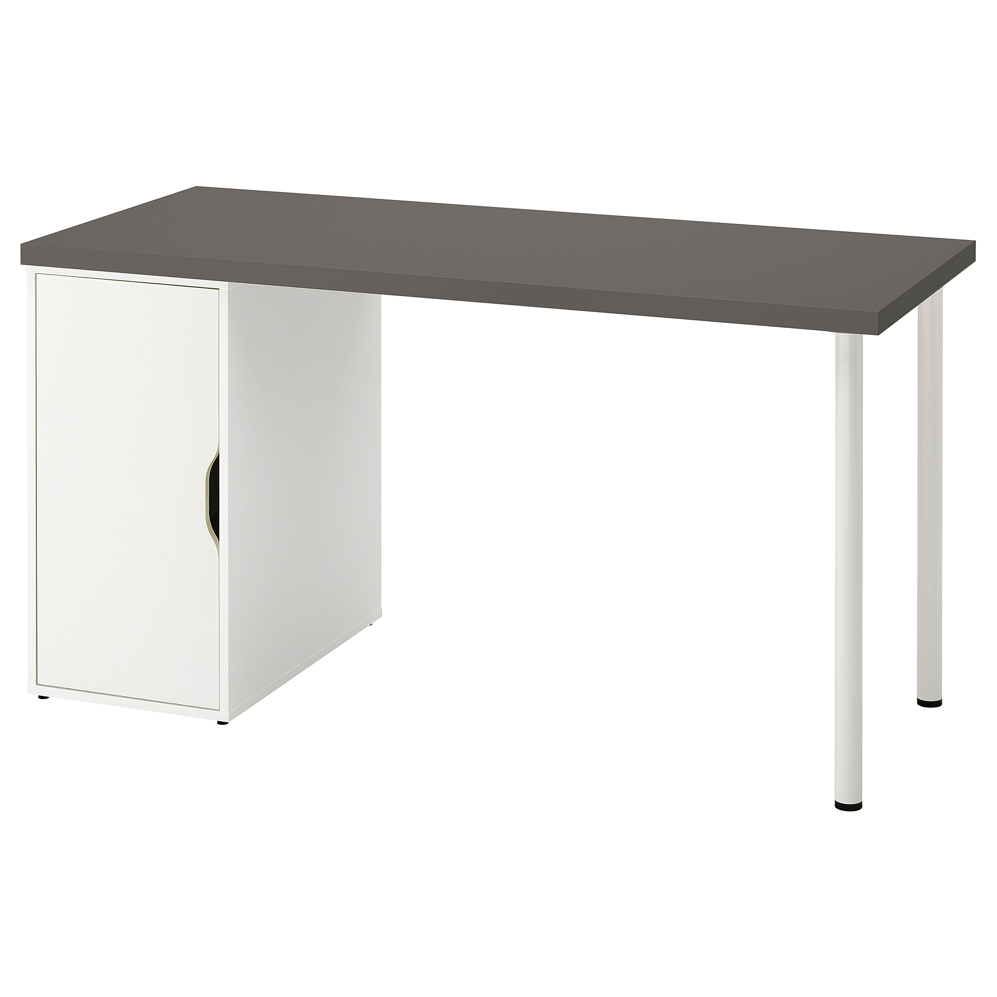 ALEX/LAGKAPTEN desk dark grey/white 140x60 cm | IKEA Eesti