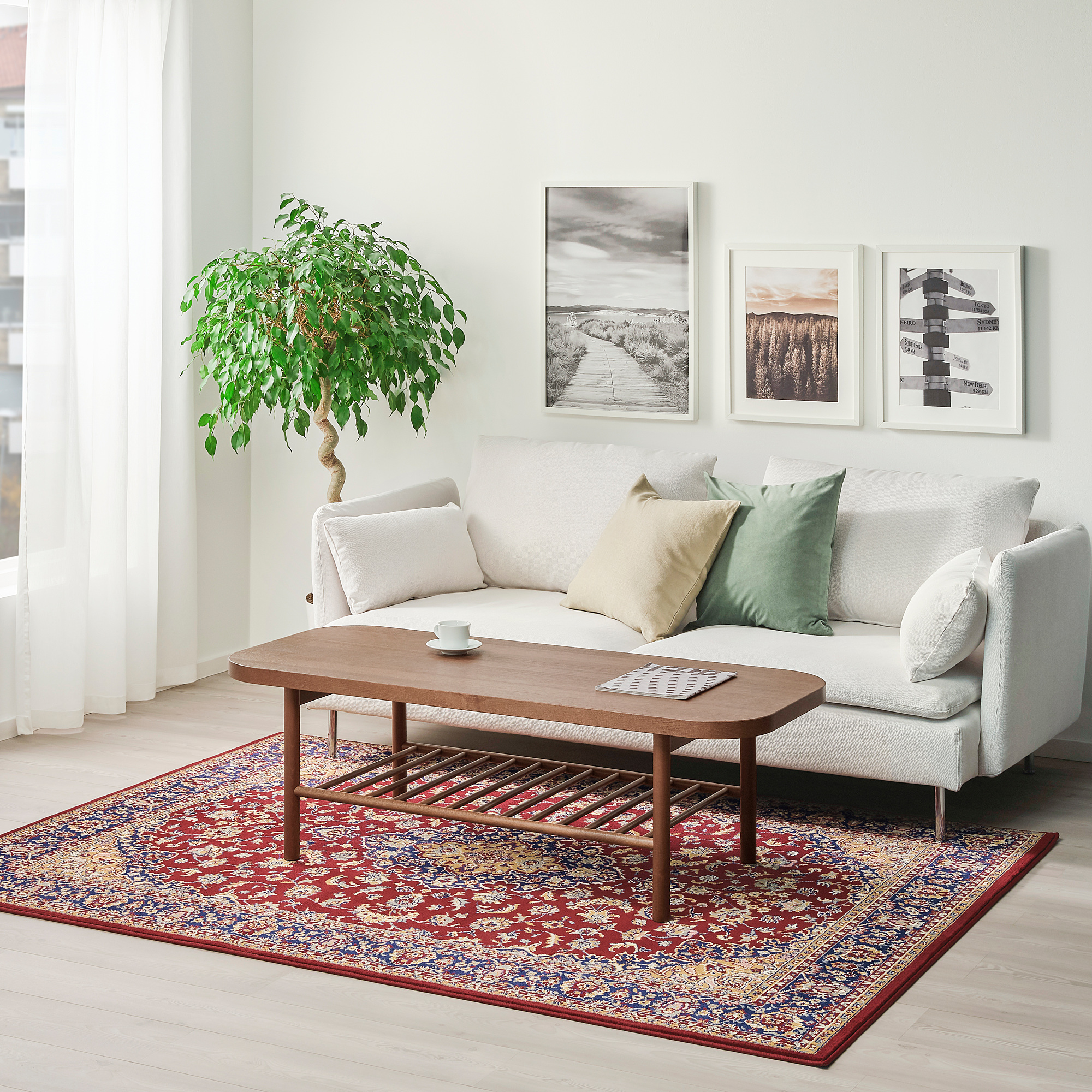 VEDBÄK rug, low pile multicolour 170x230 cm | IKEA Eesti