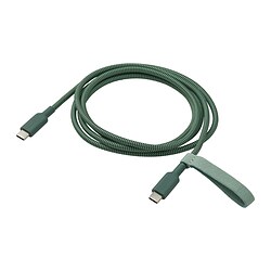 LILLHULT USB-C to USB-C deep green | IKEA Eesti
