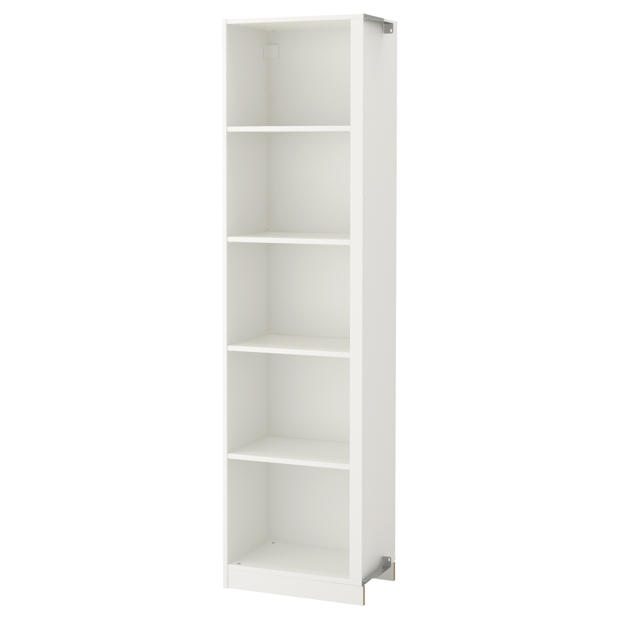 PAX add-on corner unit with 4 shelves white 53x35x201 cm | IKEA Lietuva