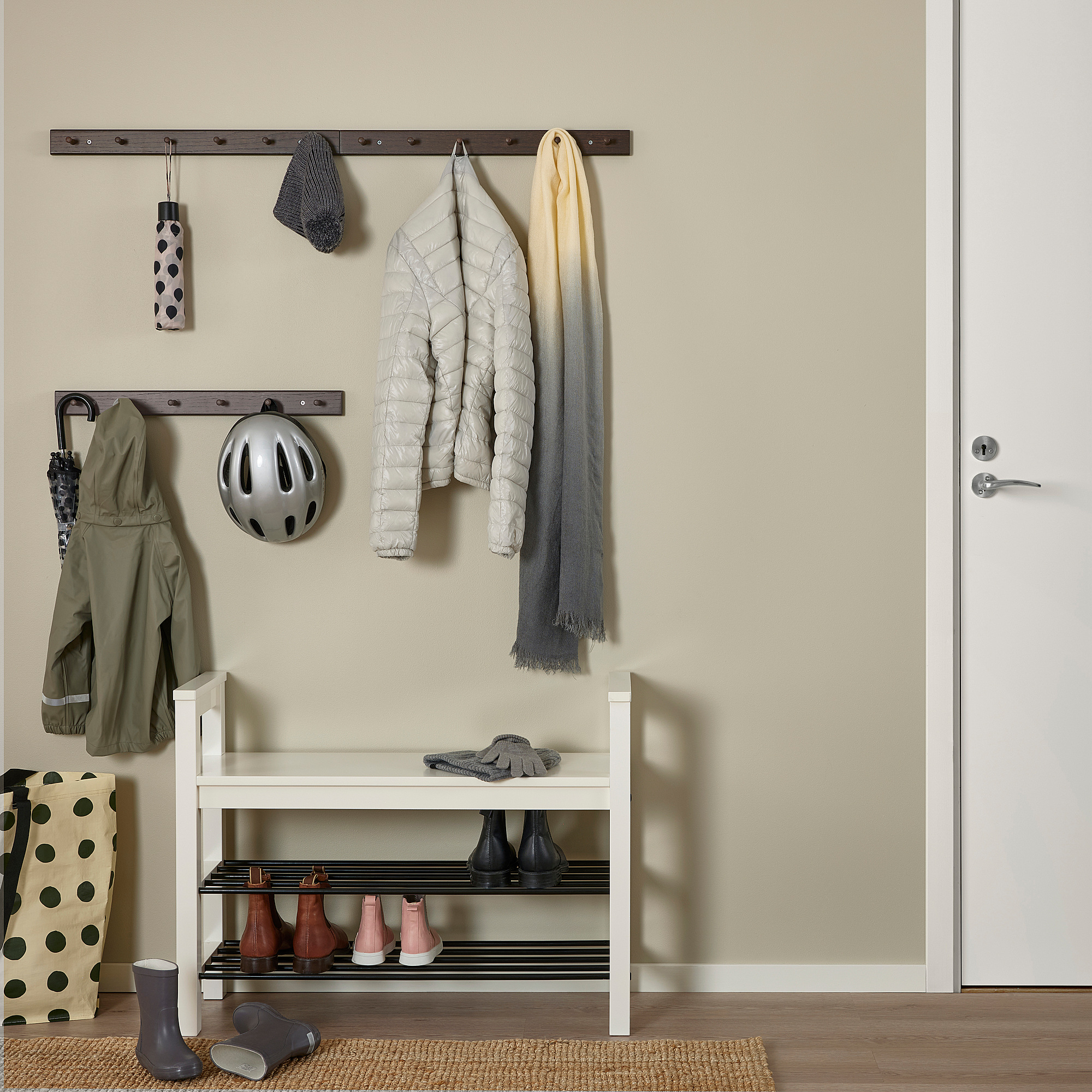 HÖVOLM 6 nupuga nagi tumepruun/puit | IKEA Eesti