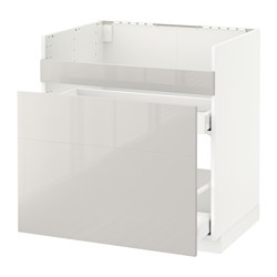 METOD kapp HAVSEN valam./3 es./2 saht. valge/Ringhult helehall | IKEA Eesti