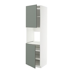 METOD 2 ukse/riiulitega kõrge kapp | IKEA Eesti