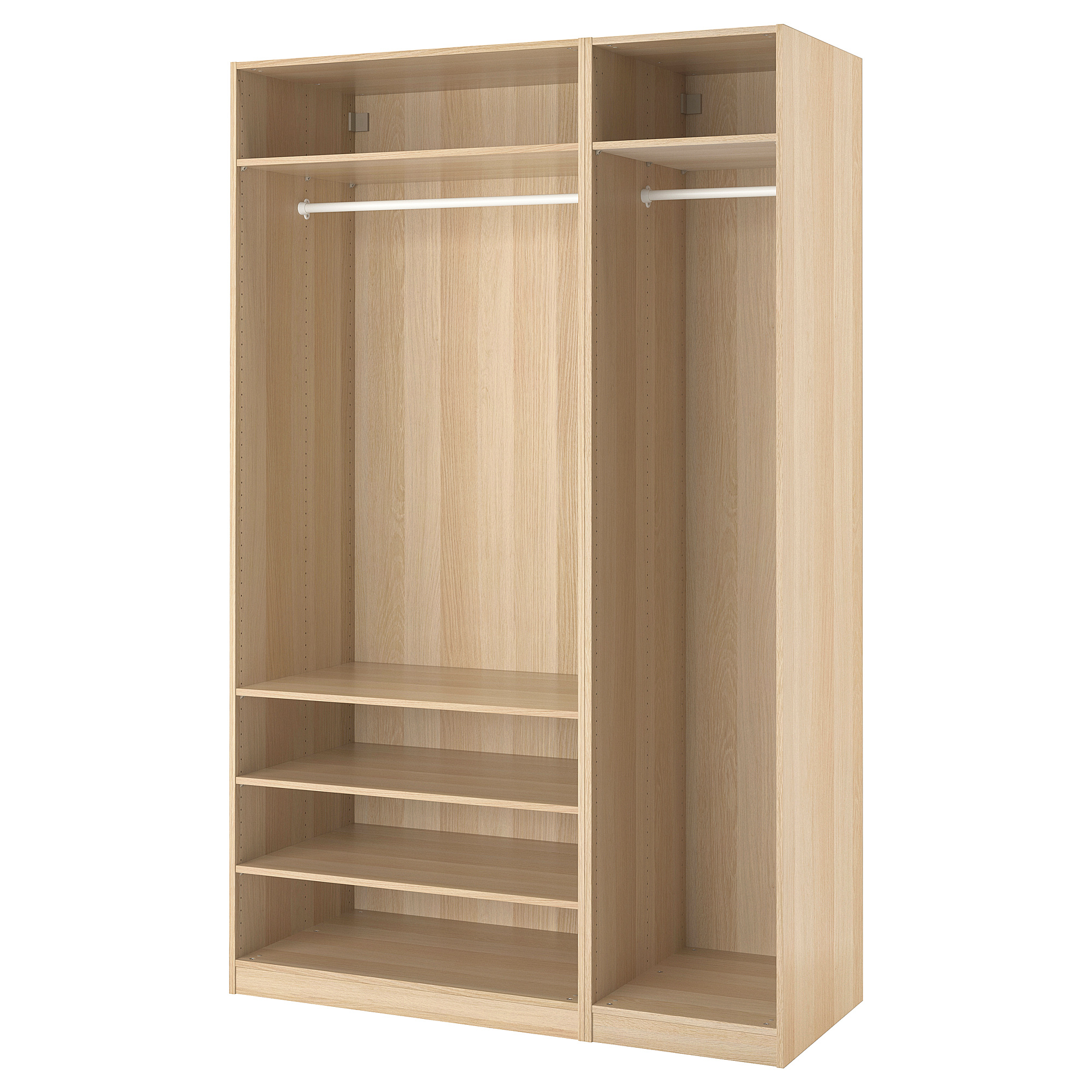 PAX skapis balti beicēta ozolkoka imitācija | IKEA Latvija