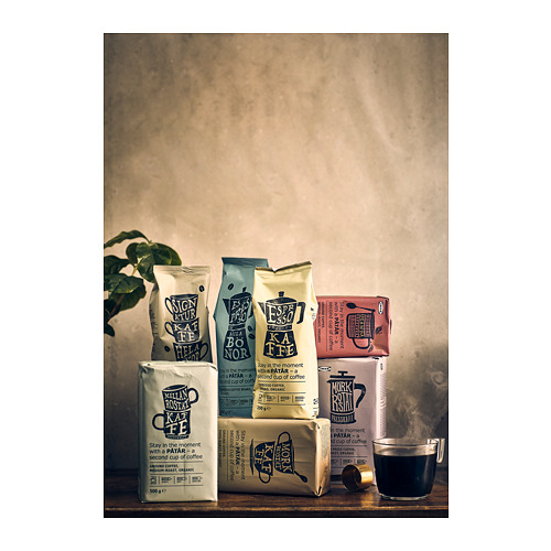 PÅTÅR filter coffee, dark roast organic/UTZ certified/100 % Arabica ...