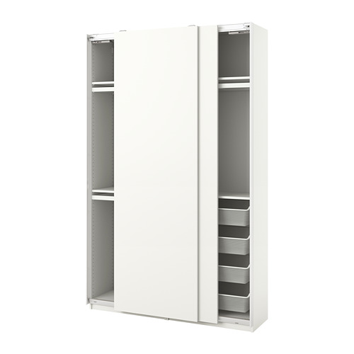 PAX/HASVIK wardrobe combination white 150x44x236.4 cm | IKEA Eesti