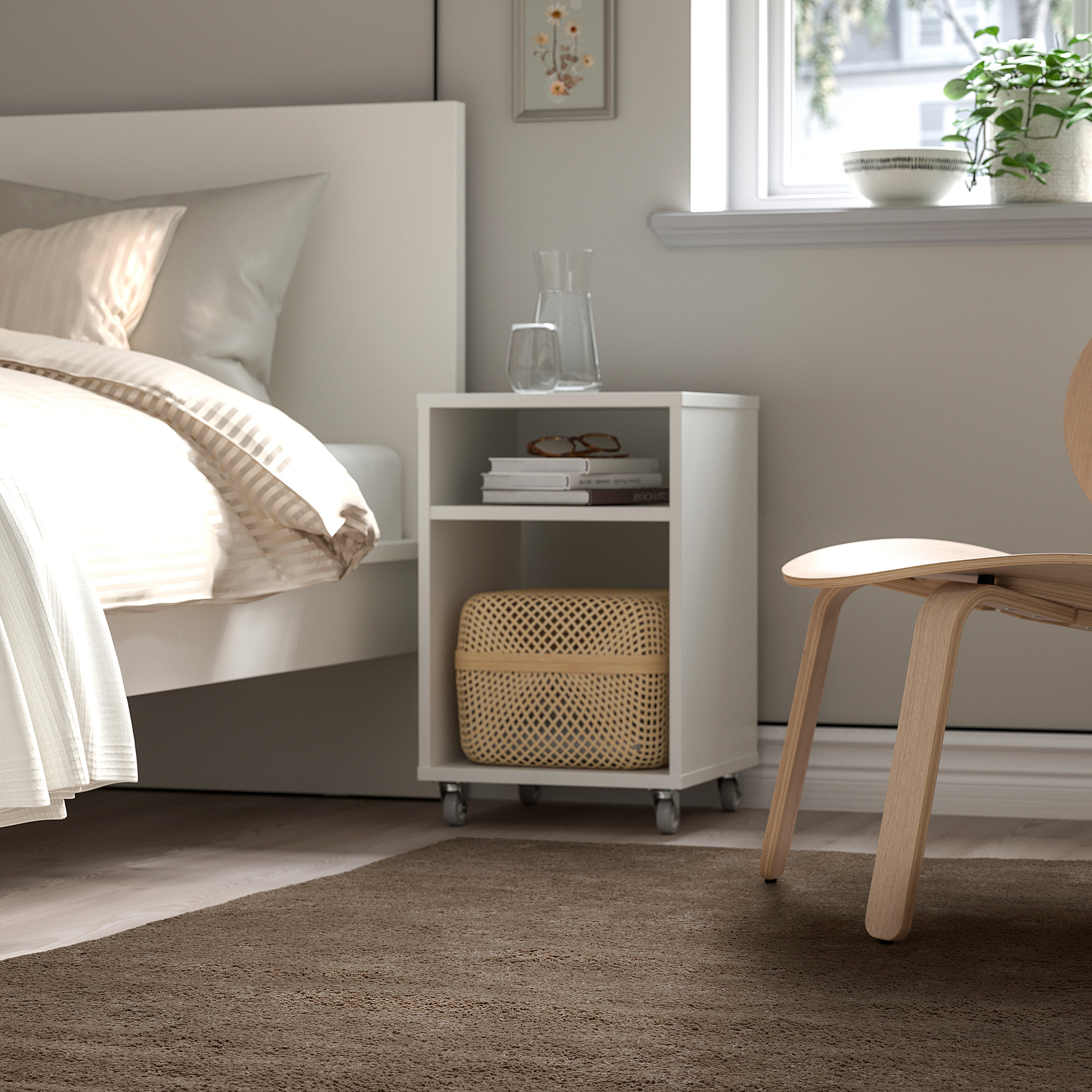 STOENSE rug, low pile beige 133x195 cm | IKEA Latvija