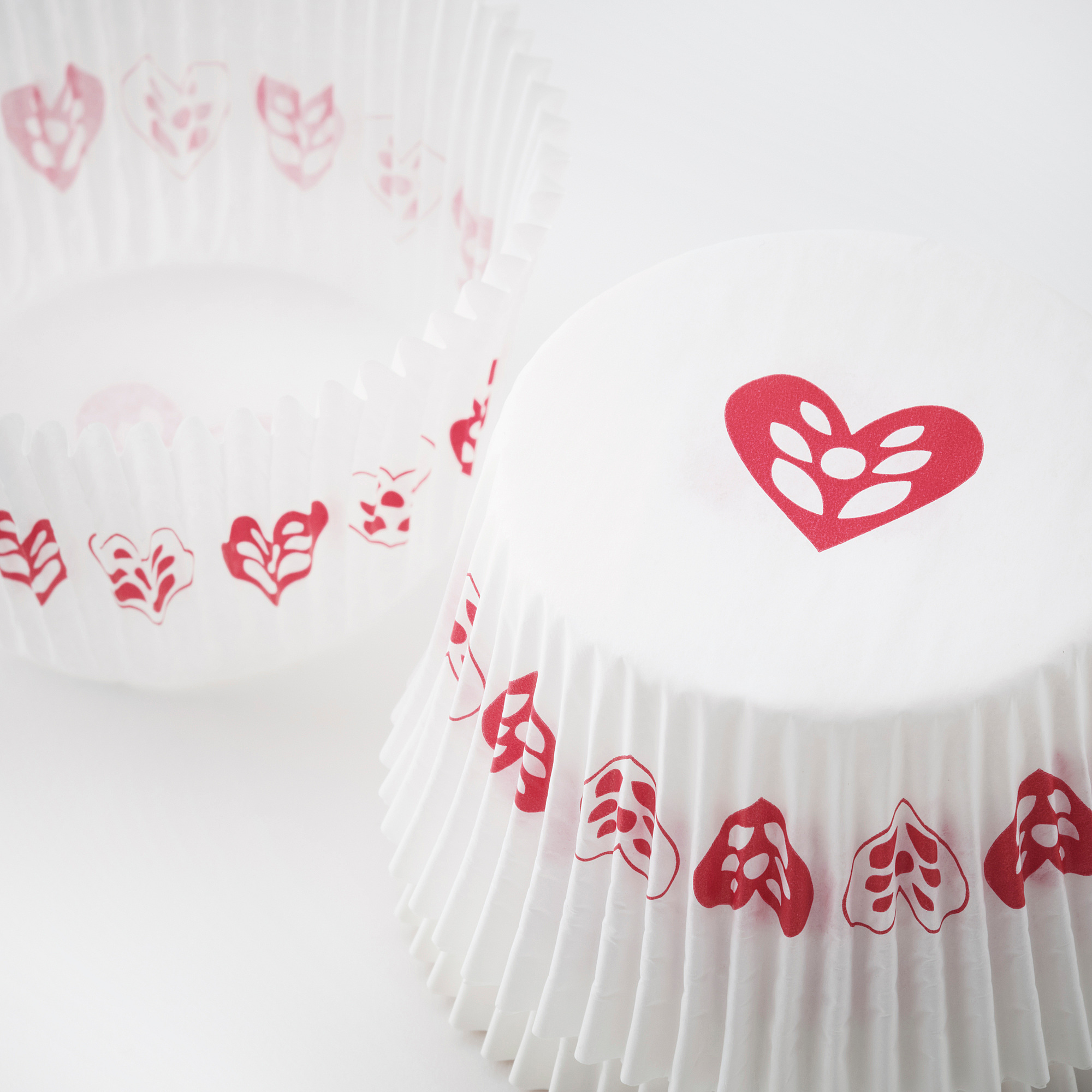 VINTERFINT baking cup heart pattern white | IKEA Lietuva