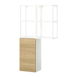 ENHET riiul/kapp valge/tammeimitatsioon | IKEA Eesti