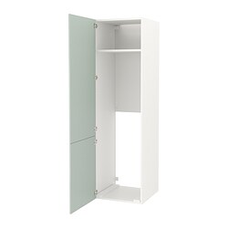 ENHET high cab for fridge/freezer w doors white/pale grey-green | IKEA ...