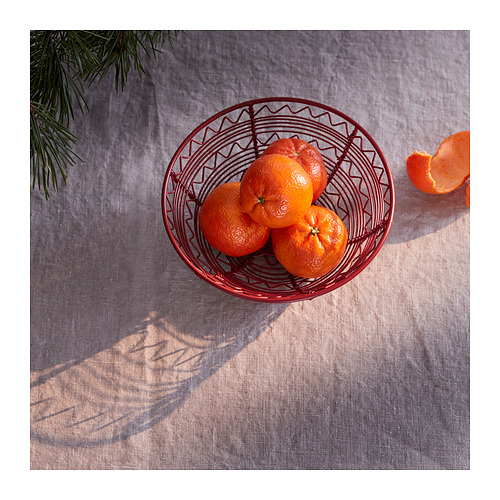 VINTERFINT basket handmade red 20 cm | IKEA Eesti