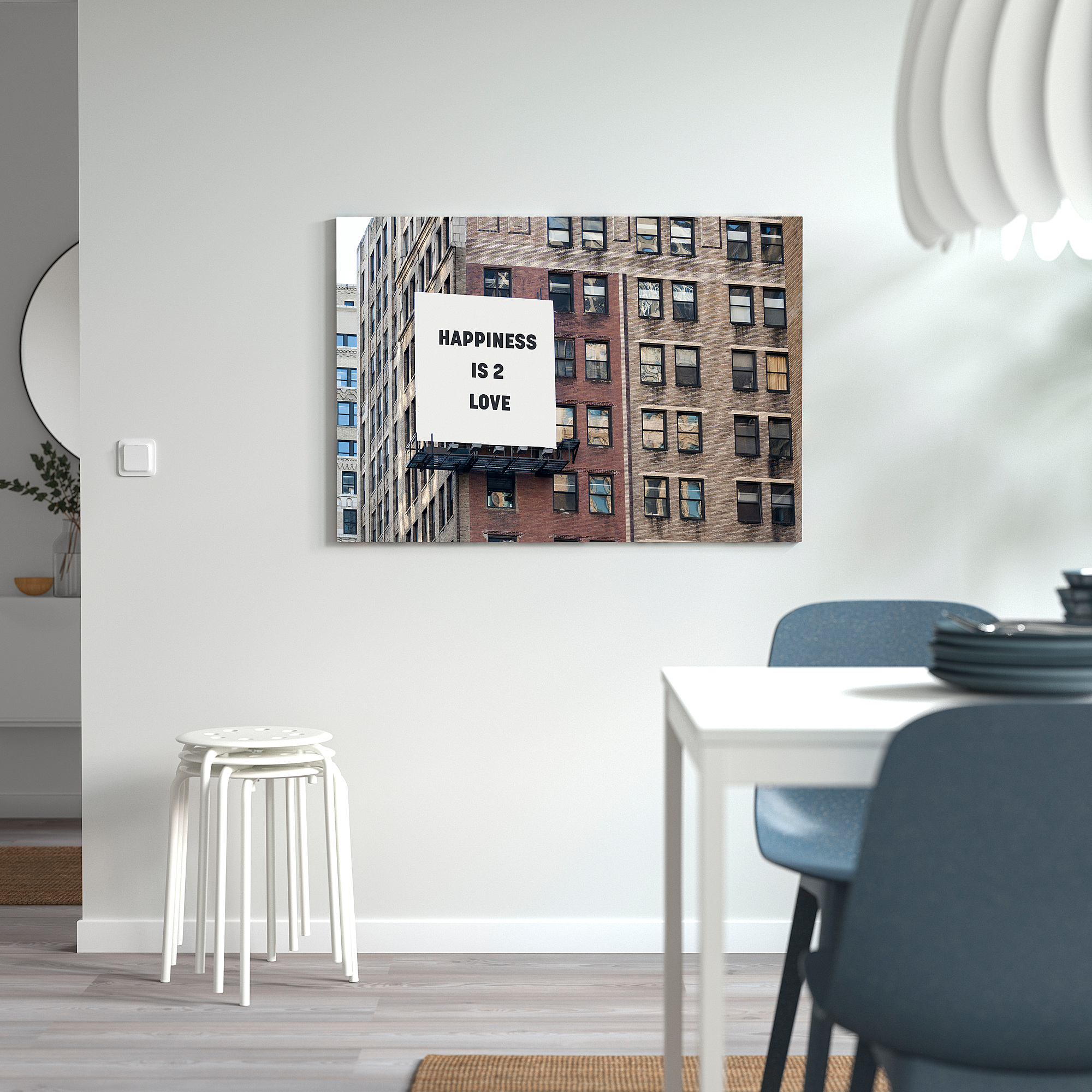 PJÄTTERYD picture happiness is to love 100x70 cm | IKEA Latvija