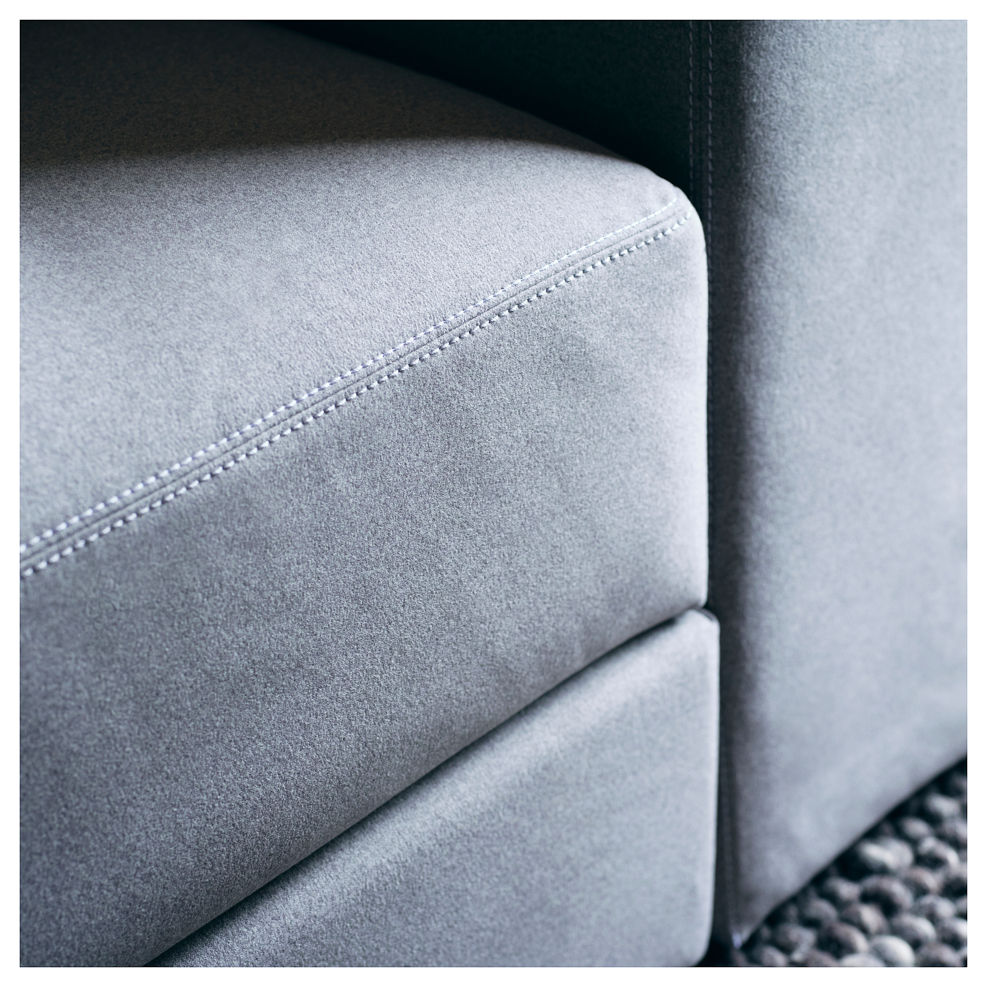 JÄTTEBO 2-seat modular sofa grey | IKEA Lietuva