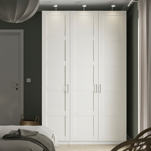 Pax Bergsbo Wardrobe Combination White White 150x60x236 Cm Ikea Latvija