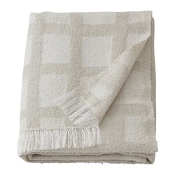 GRÖNKNAVEL throw check beige/outdoor indoor | IKEA Eesti