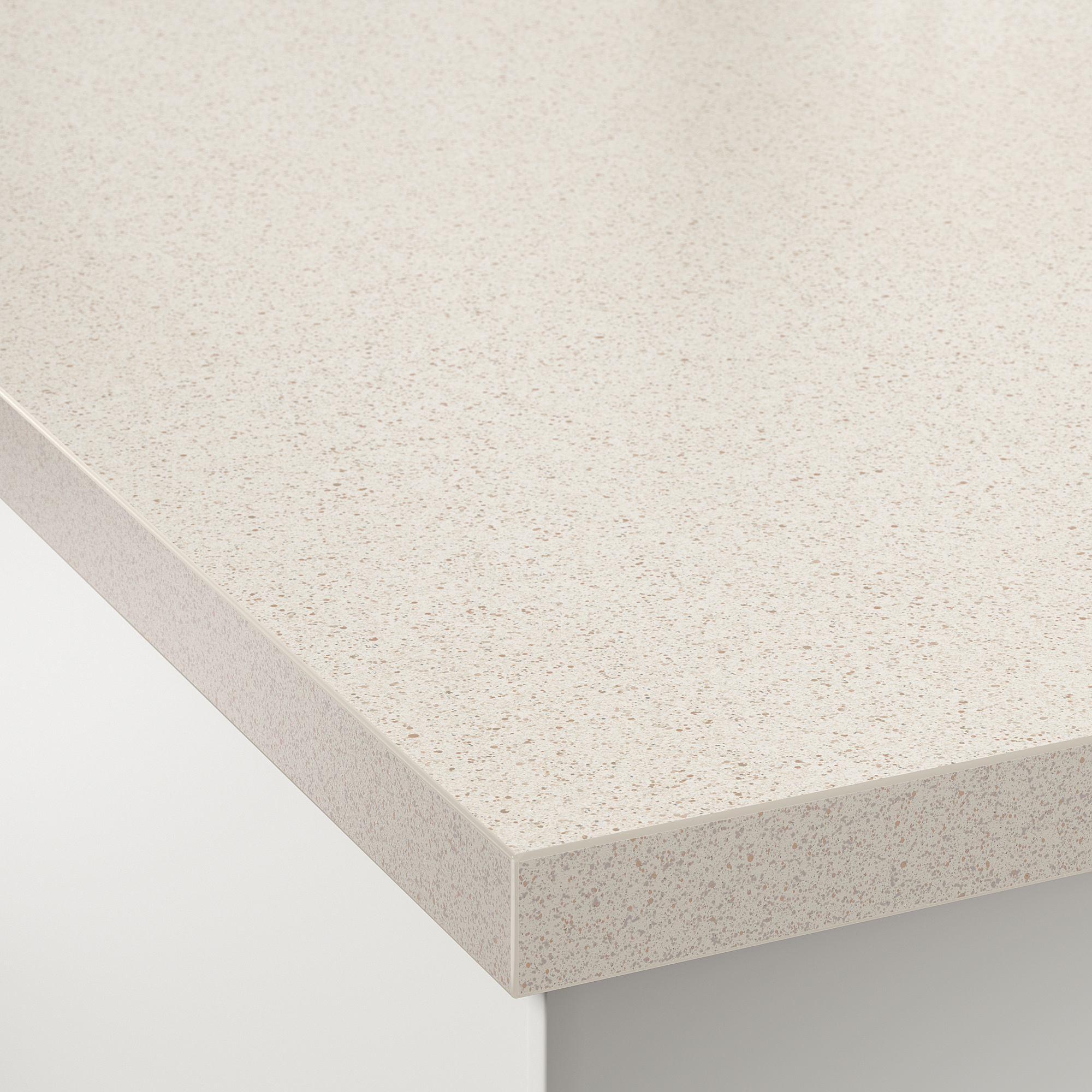 SÄLJAN custom made worktop white stone effect/laminate 63.6-125x3.8 cm ...