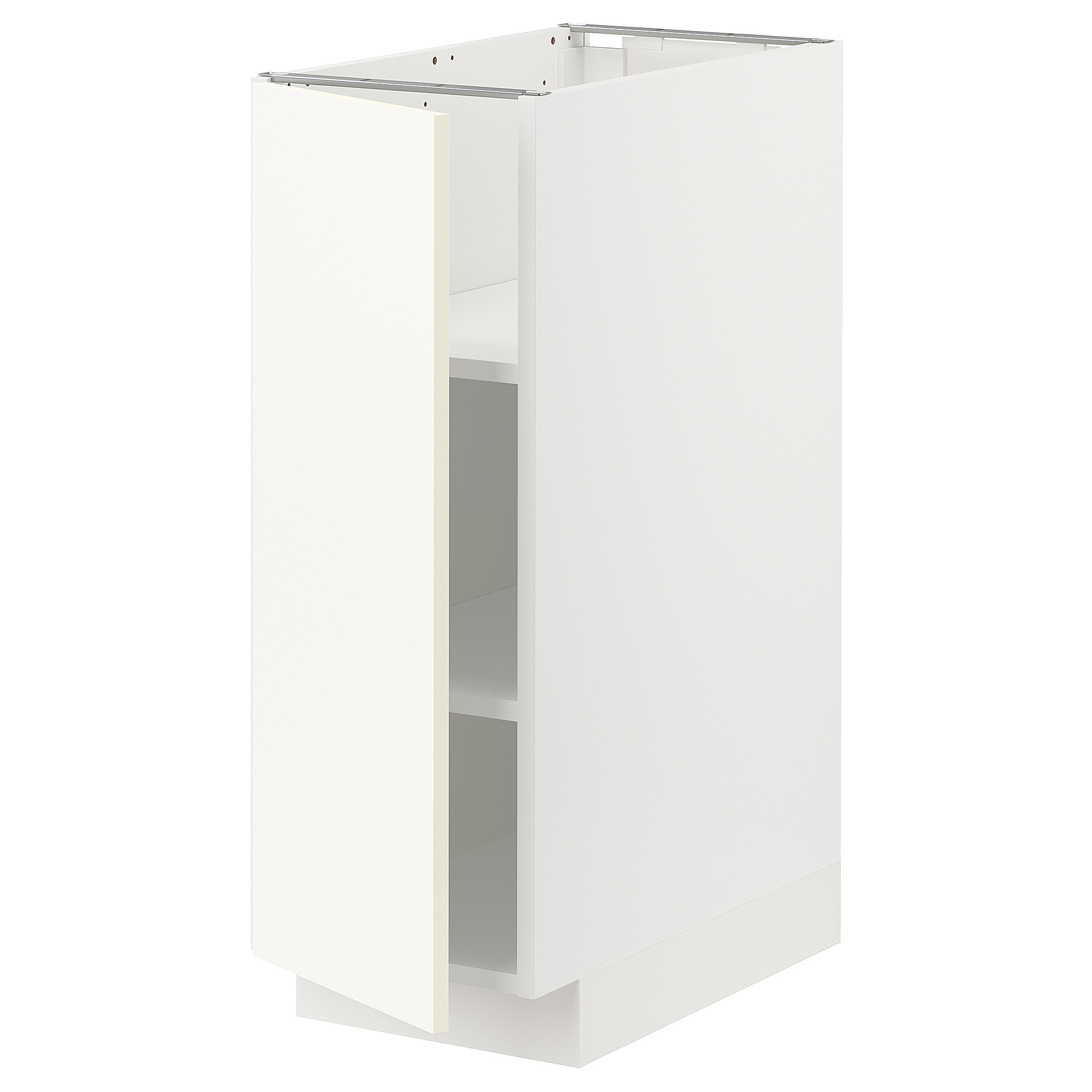 METOD напольный шкаф с полками белый/Vallstena белый 30x60 см | IKEA Eesti