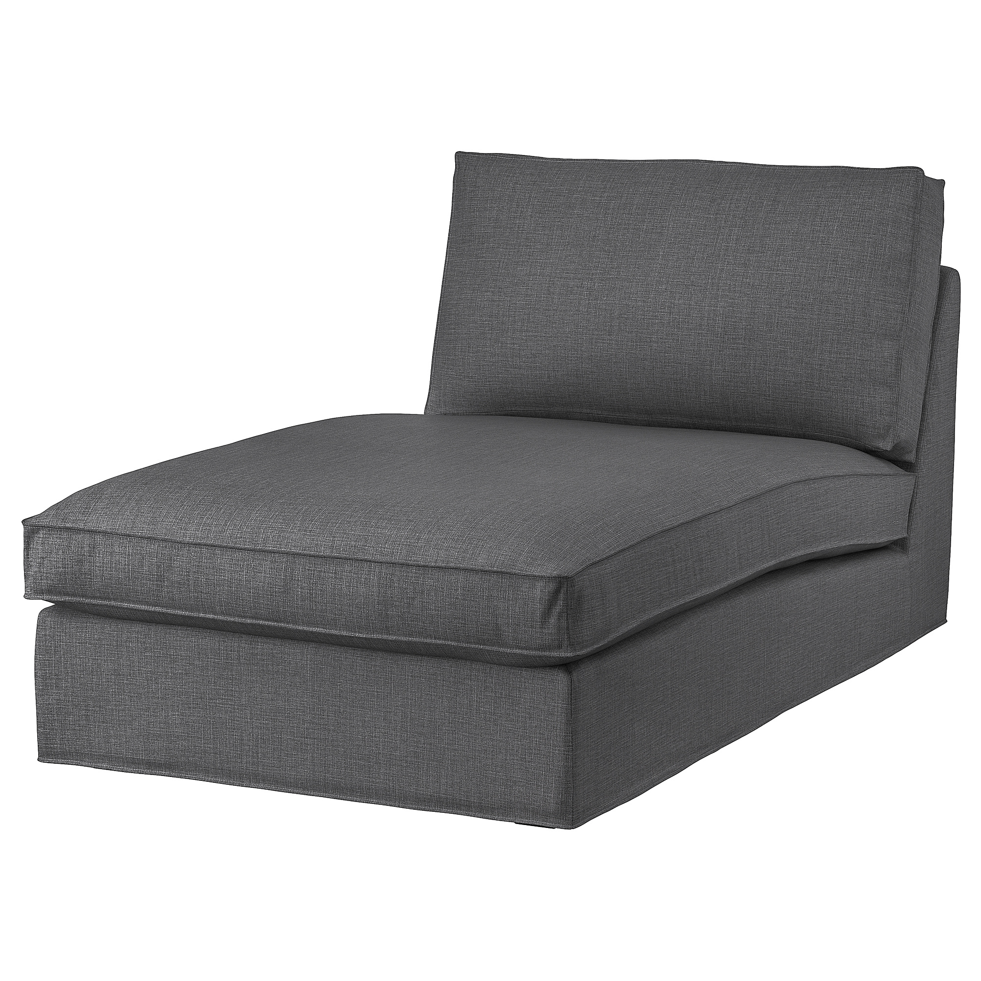 KIVIK cover for chaise longue Skiftebo dark grey | IKEA Latvija