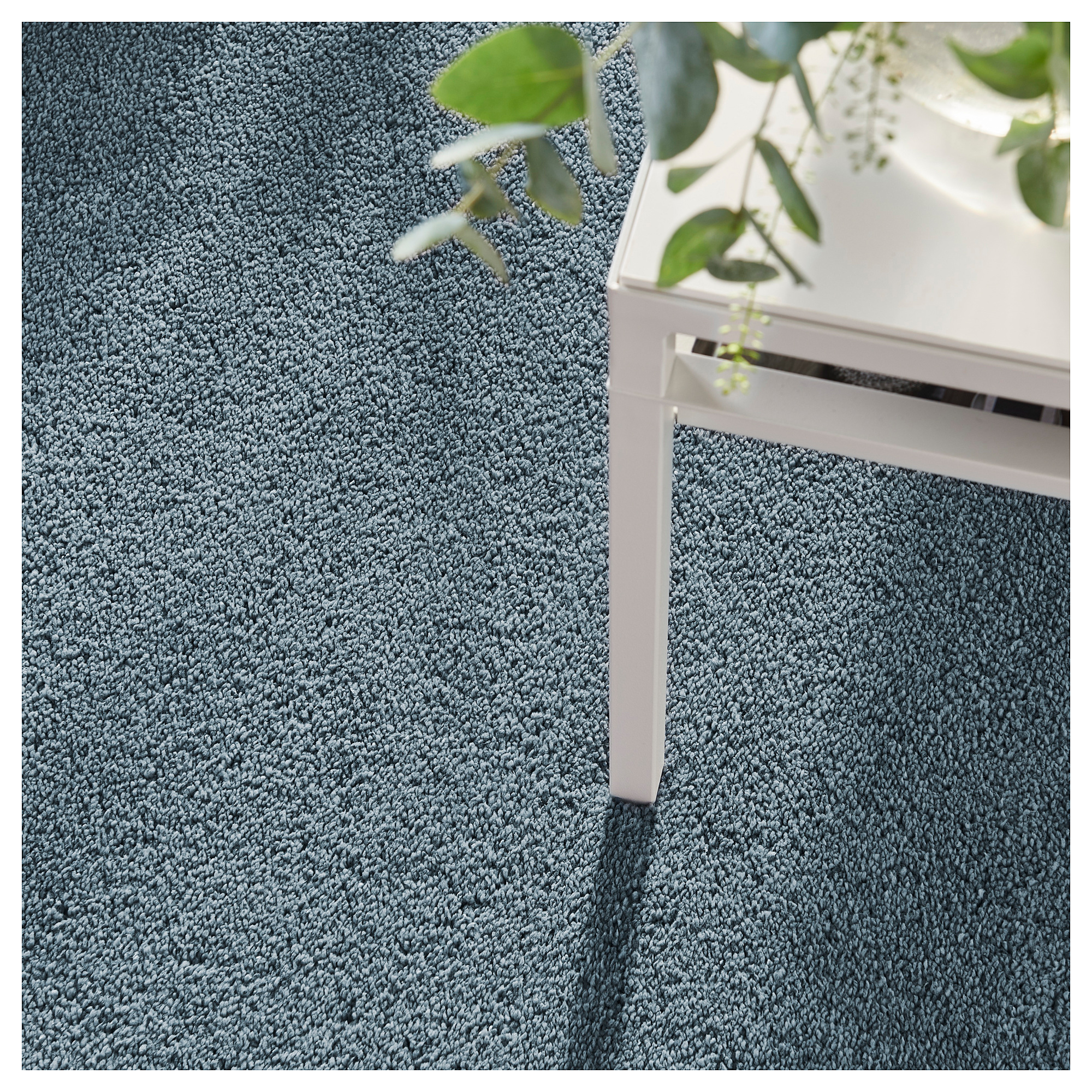 STOENSE rug, low pile medium blue 80x150 cm | IKEA Lietuva