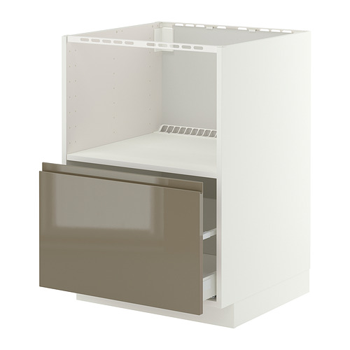 METOD/MAXIMERA põrandakapp integr. kodumasinatele valge/Voxtorp ...