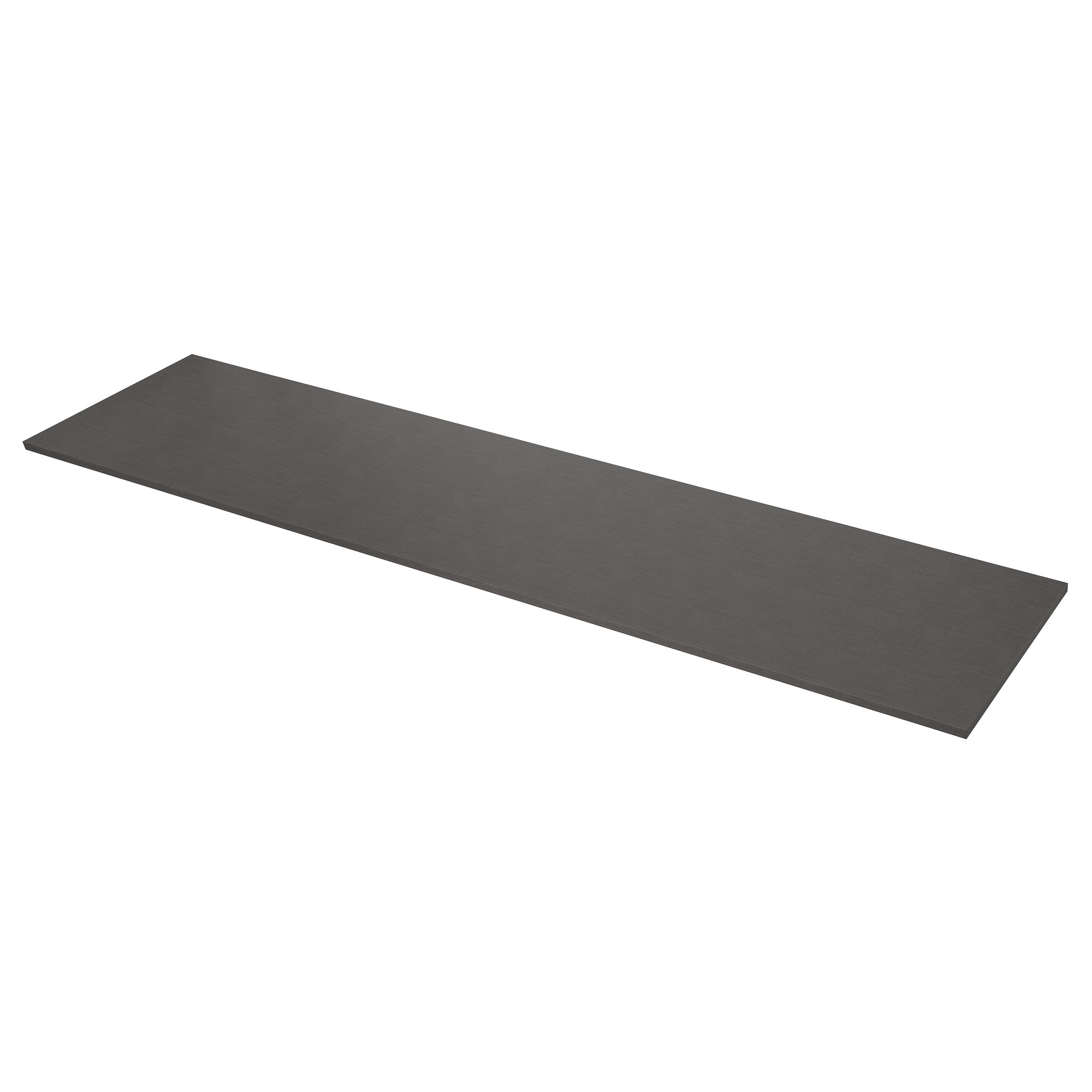 EKBACKEN custom made worktop dark grey linen effect/laminate 30-45x2.8 ...