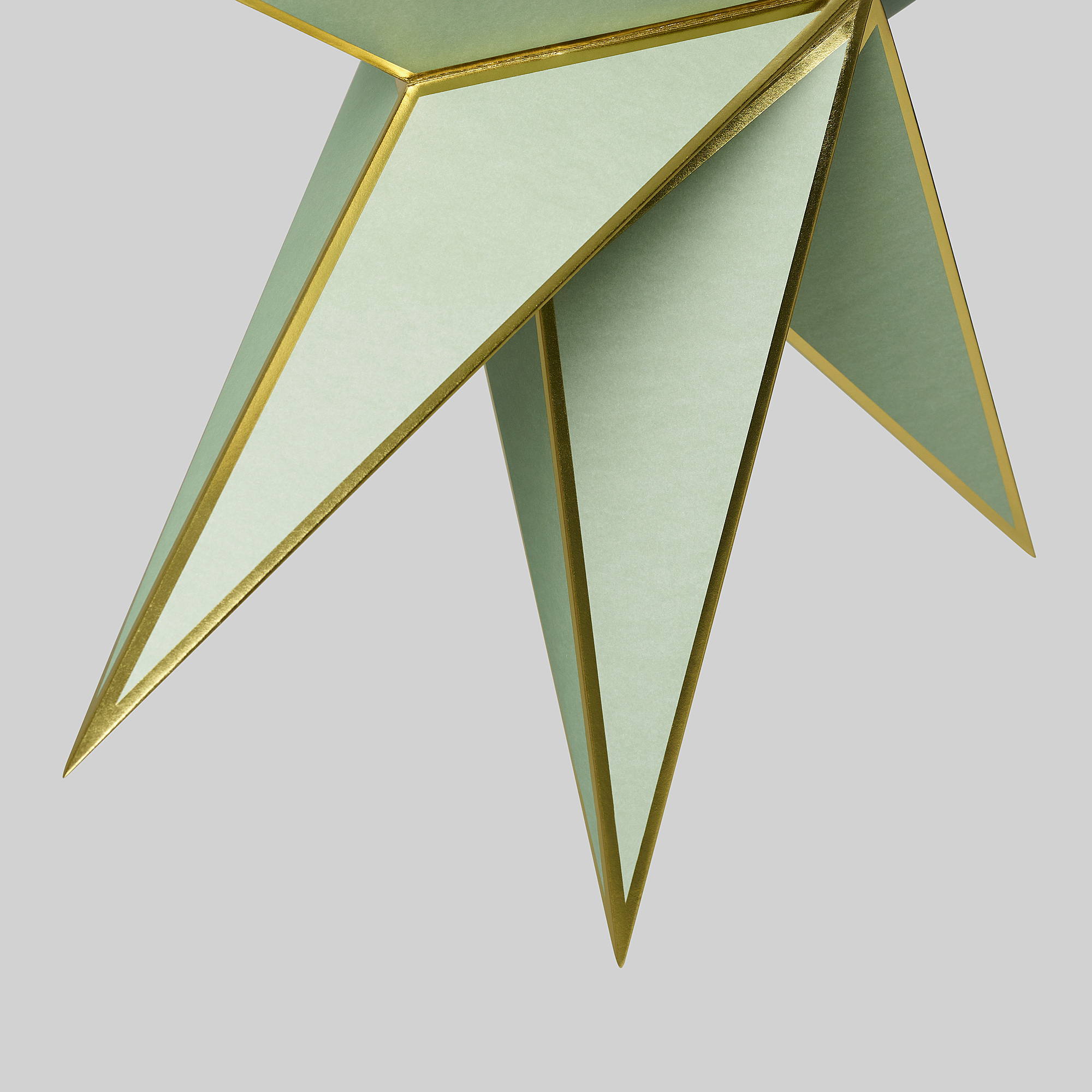 STRÅLA lamp shade green/gold-colour 70 cm | IKEA Lietuva