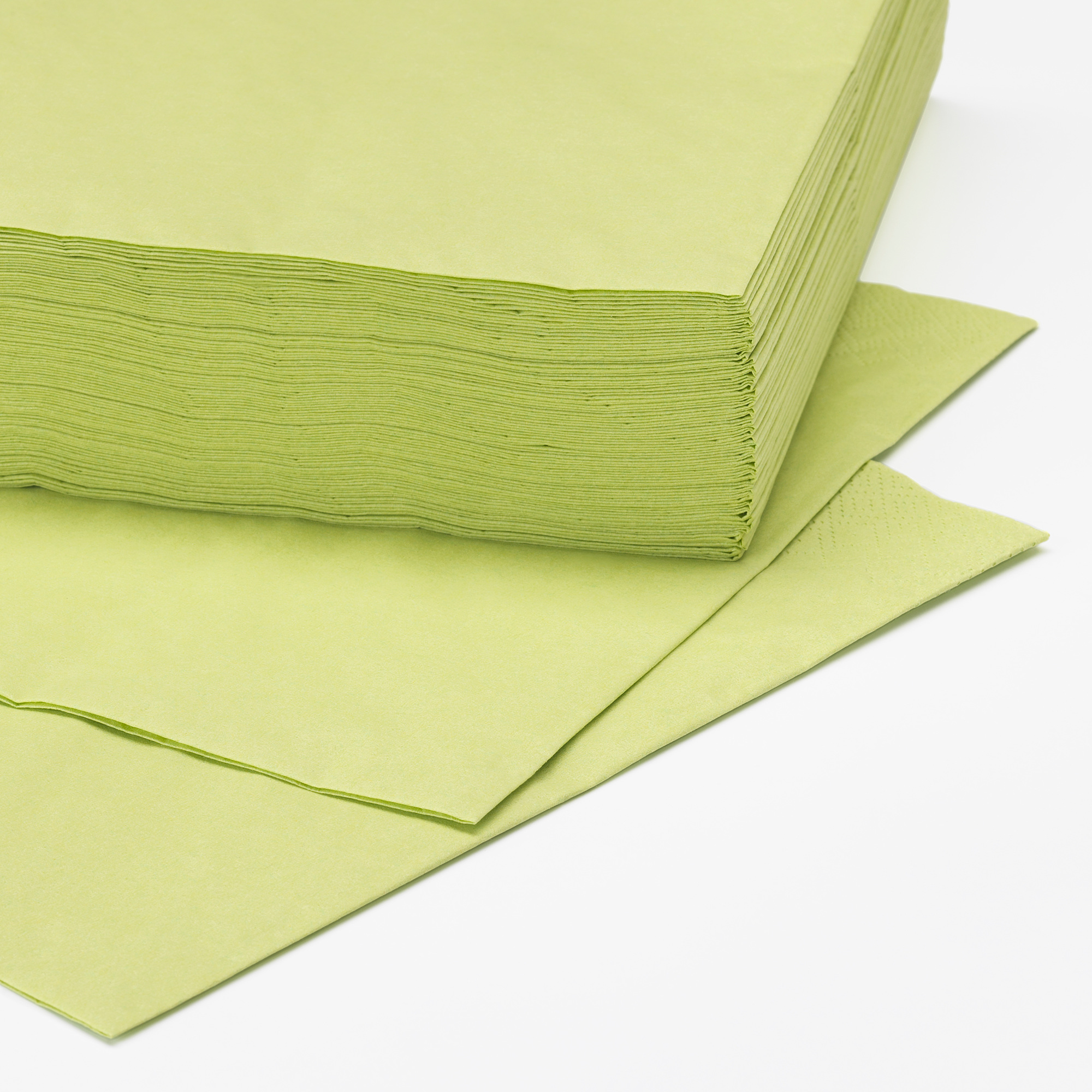 FANTASTISK paper napkin light green-yellow 40x40 cm | IKEA Eesti