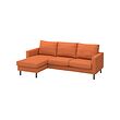 SALTSJÖBADEN 3-seat sofa with chaise longue Tonerud red-brown | IKEA Eesti