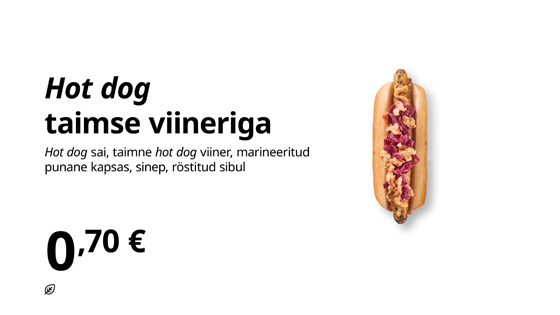 Swedish Bistro menu | IKEA Eesti